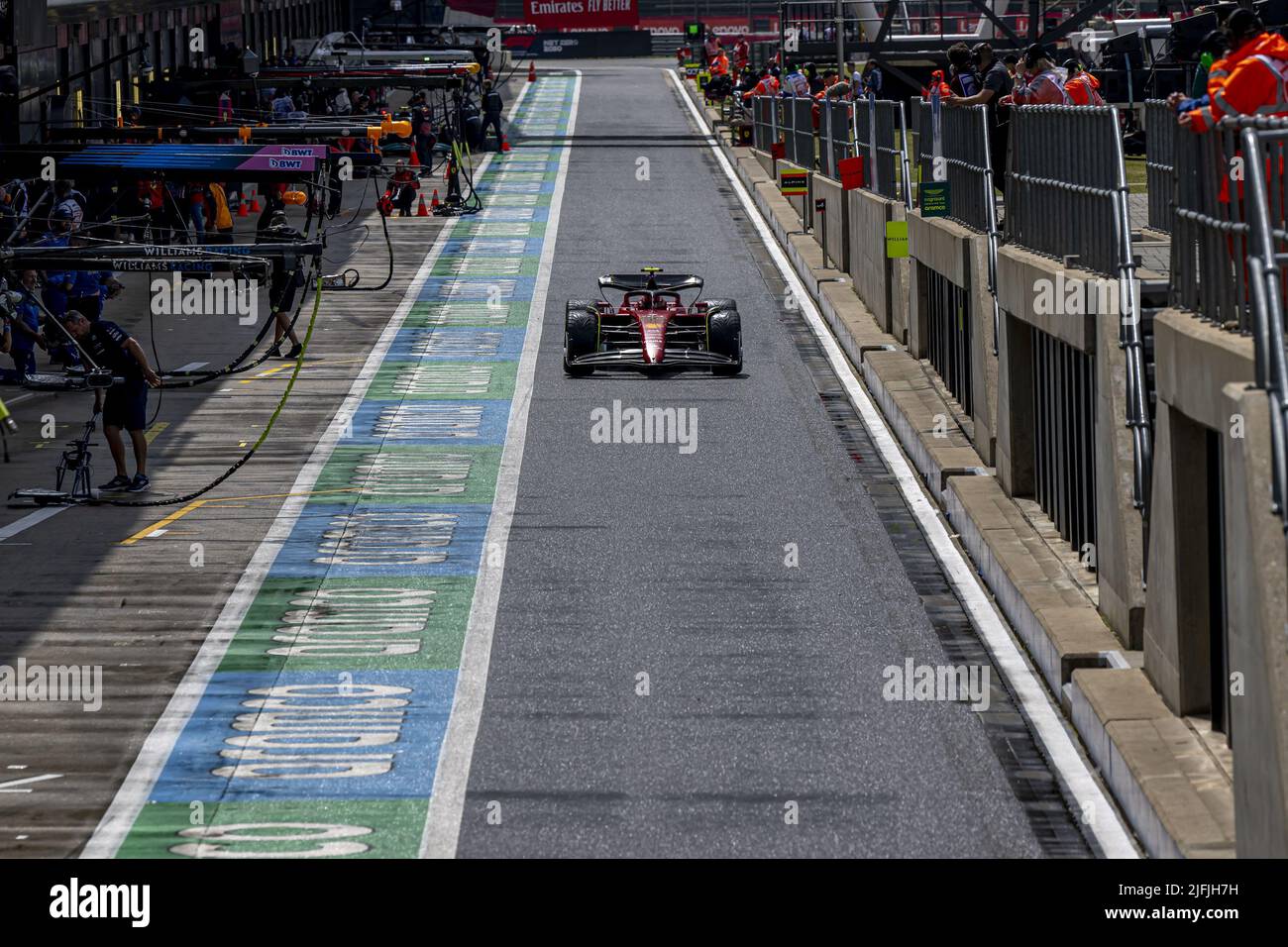 Silverstone - 01-07-2022, Silverstone Circuit, Carlos Sainz Jr at the ...