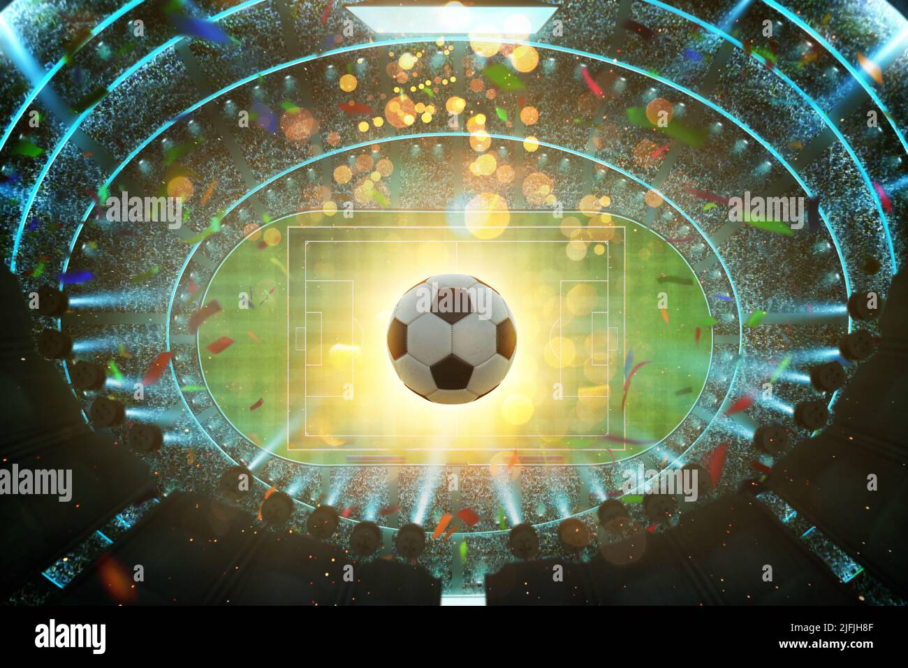 Stadium 3d aerial hi-res stock photography and images - Alamy