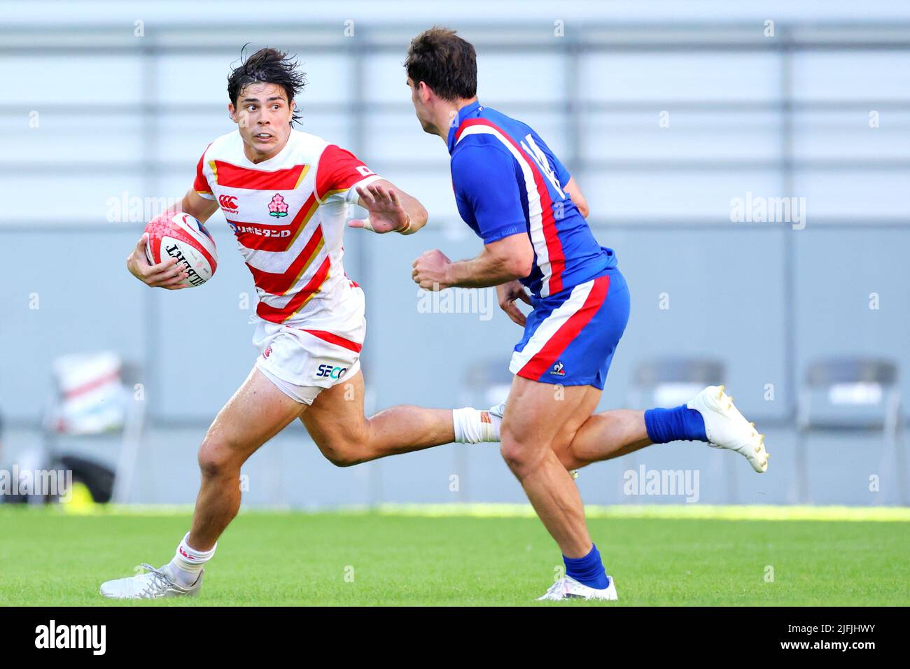 Toyota, Aichi, Japan. 2nd July, 2022. Dylan Riley (JPN) Rugby ...