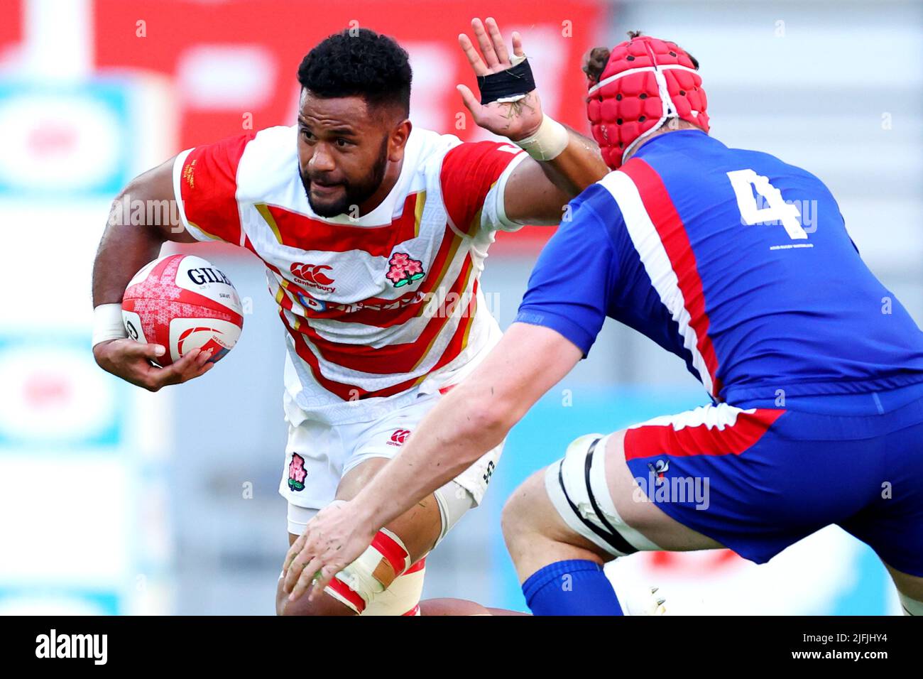 Toyota, Aichi, Japan. 2nd July, 2022. Faulua Makisi (JPN) Rugby ...