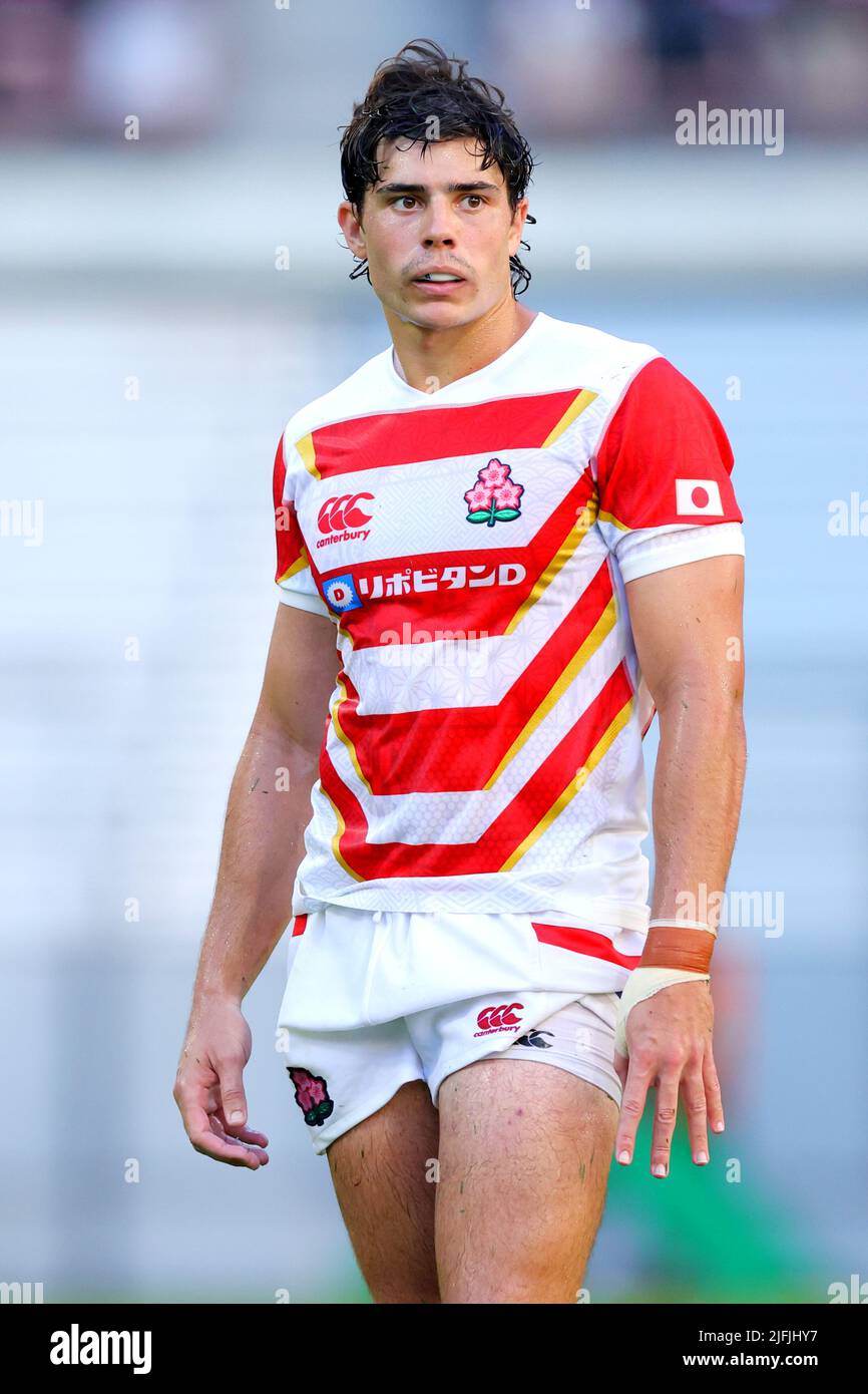 Toyota, Aichi, Japan. 2nd July, 2022. Dylan Riley (JPN) Rugby ...