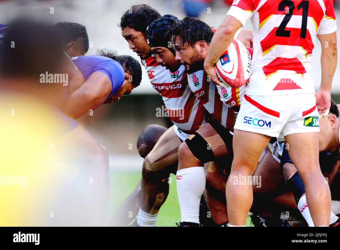 Toyota, Aichi, Japan. 2nd July, 2022. (L-R) Shinnosuke Kakinaga, Daigo ...