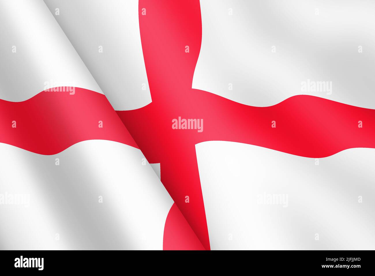 England waving flag 3d illustration wind ripple Stock Photo - Alamy