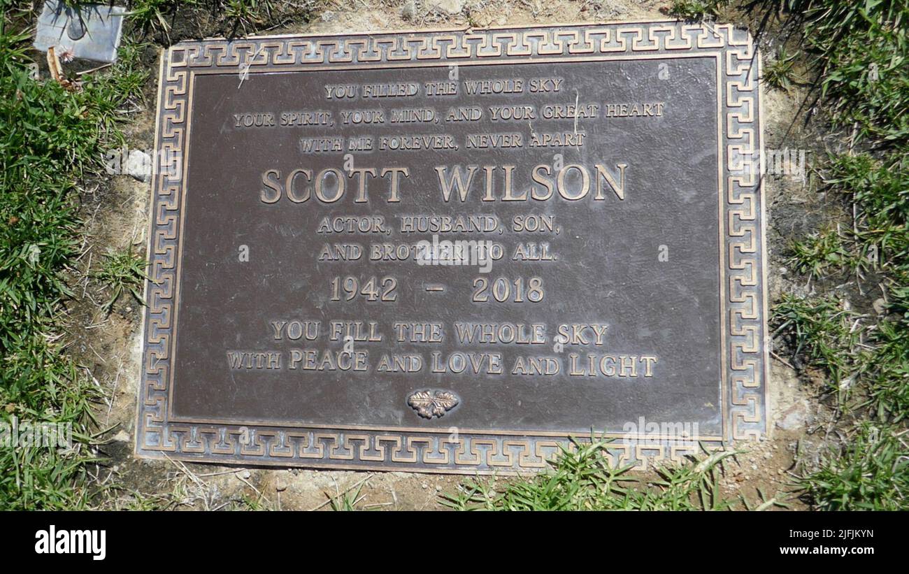 Los Angeles, California, USA 19th June 2022 Actor Scott Wilson's Grave ...