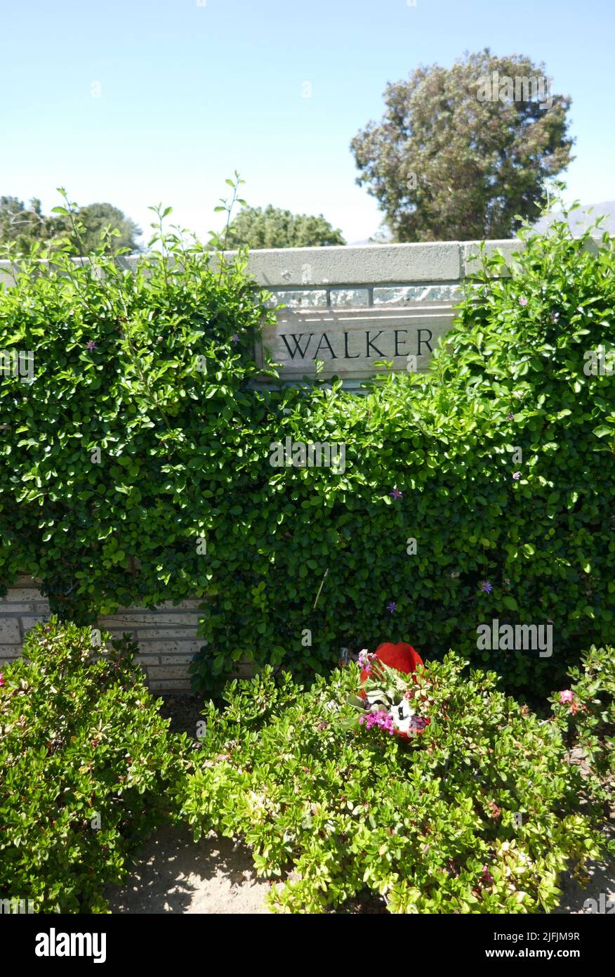 Los Angeles, California, USA 19th June 2022 Actor Paul Walker's Grave ...