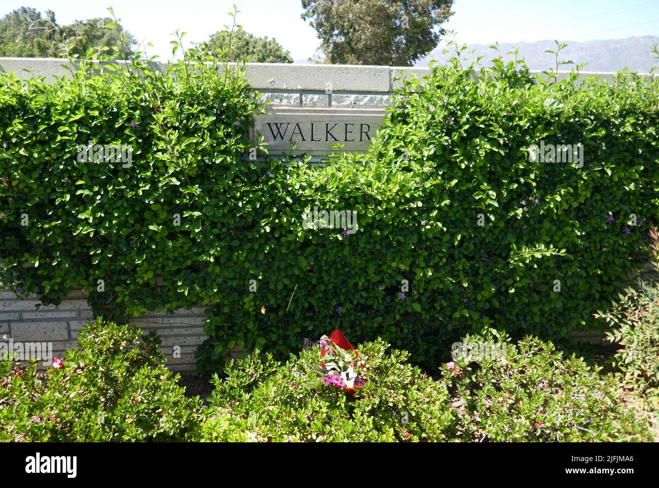 Los Angeles, California, USA 19th June 2022 Actor Paul Walker's Grave ...