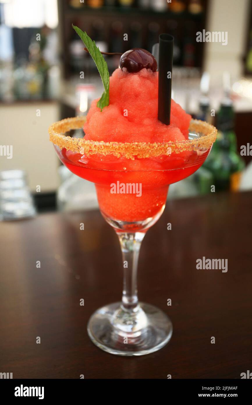 Special cocktails in the cocktail bar Stock Photo - Alamy