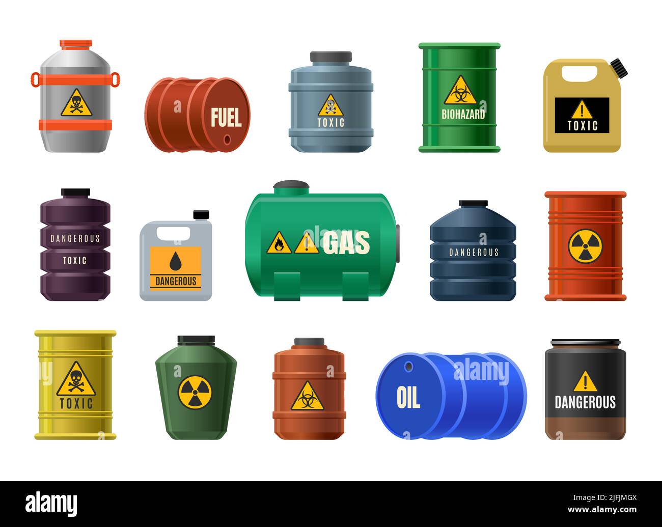 Chemical waste containers Stock Vector Image & Art - Alamy