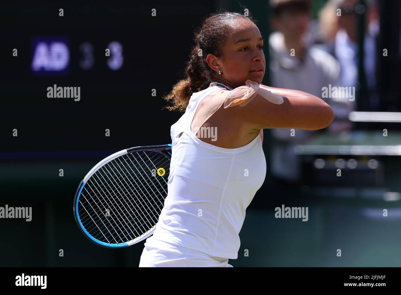 London, UK. 3rd July 2022, All England Lawn Tennis and Croquet Club ...