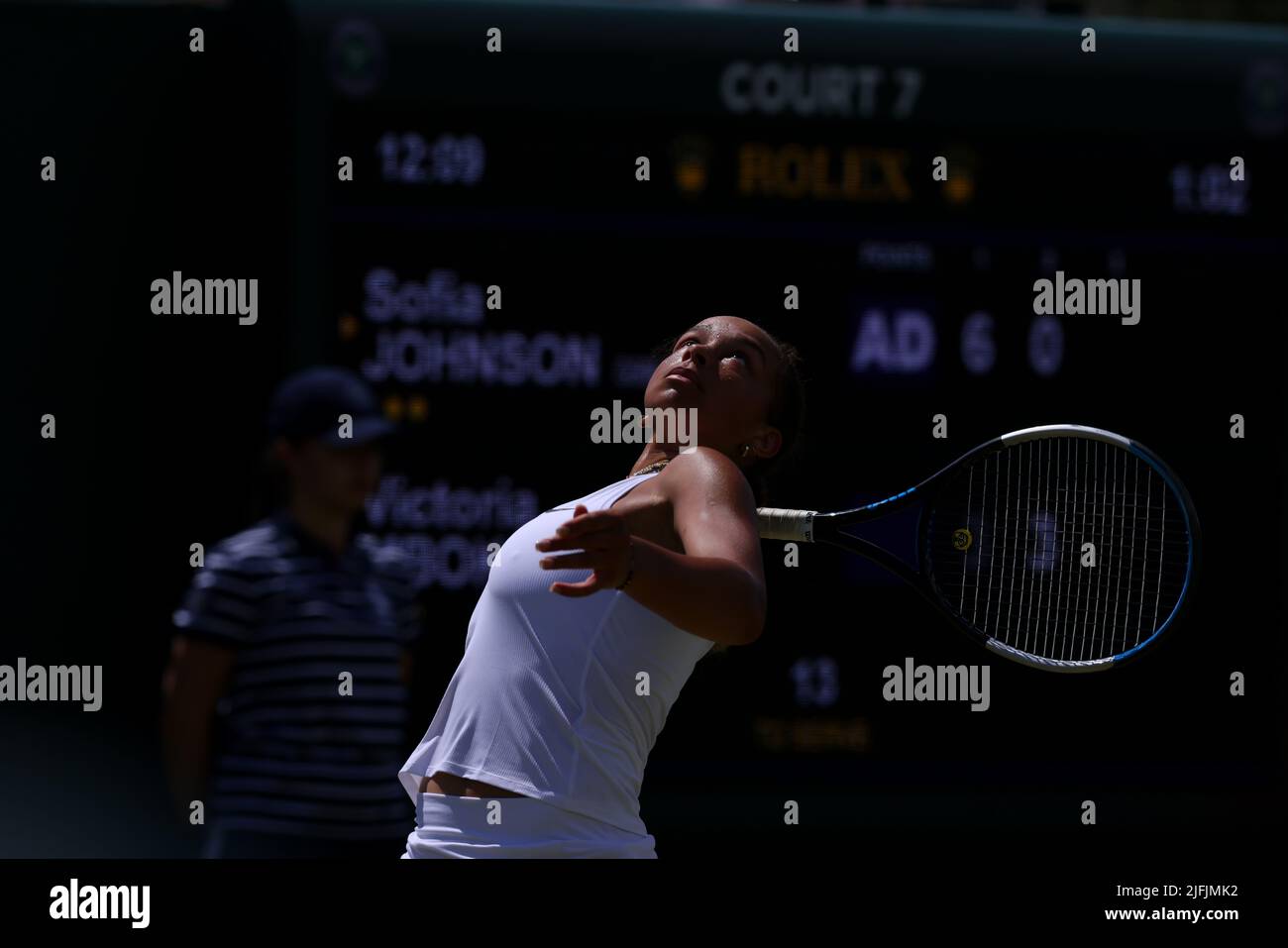 London, UK. 3rd July 2022, All England Lawn Tennis and Croquet Club ...