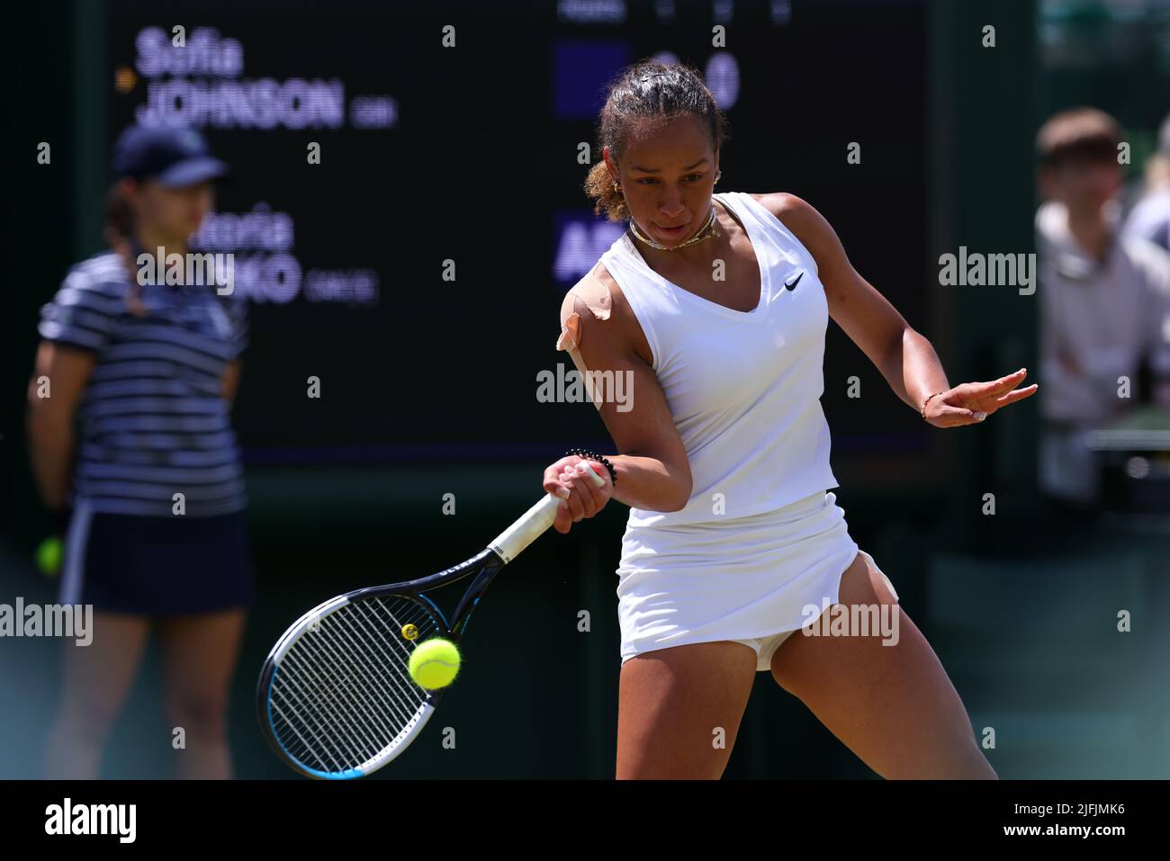 London, UK. 3rd July 2022, All England Lawn Tennis and Croquet Club, London, England; Wimbledon ...