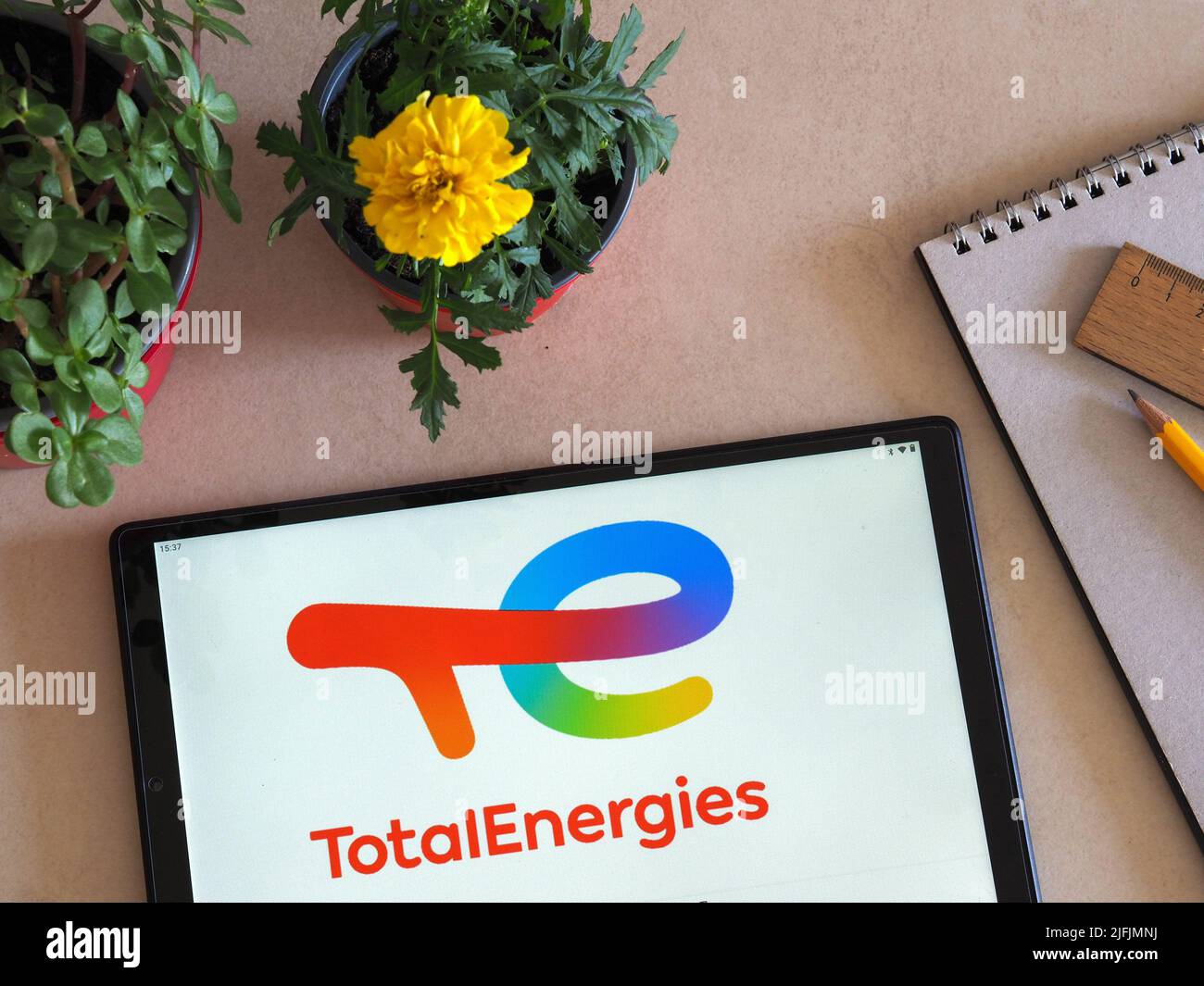 Totalenergies logo hi-res stock photography and images - Alamy