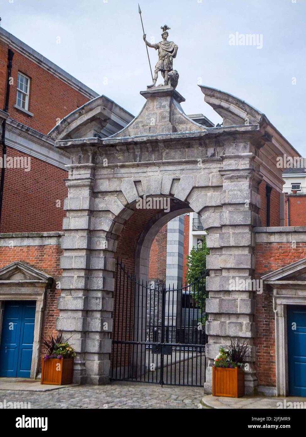 The Fortitude Gate at Dublin Castle in Dublin, Ireland Stock Photo - Alamy
