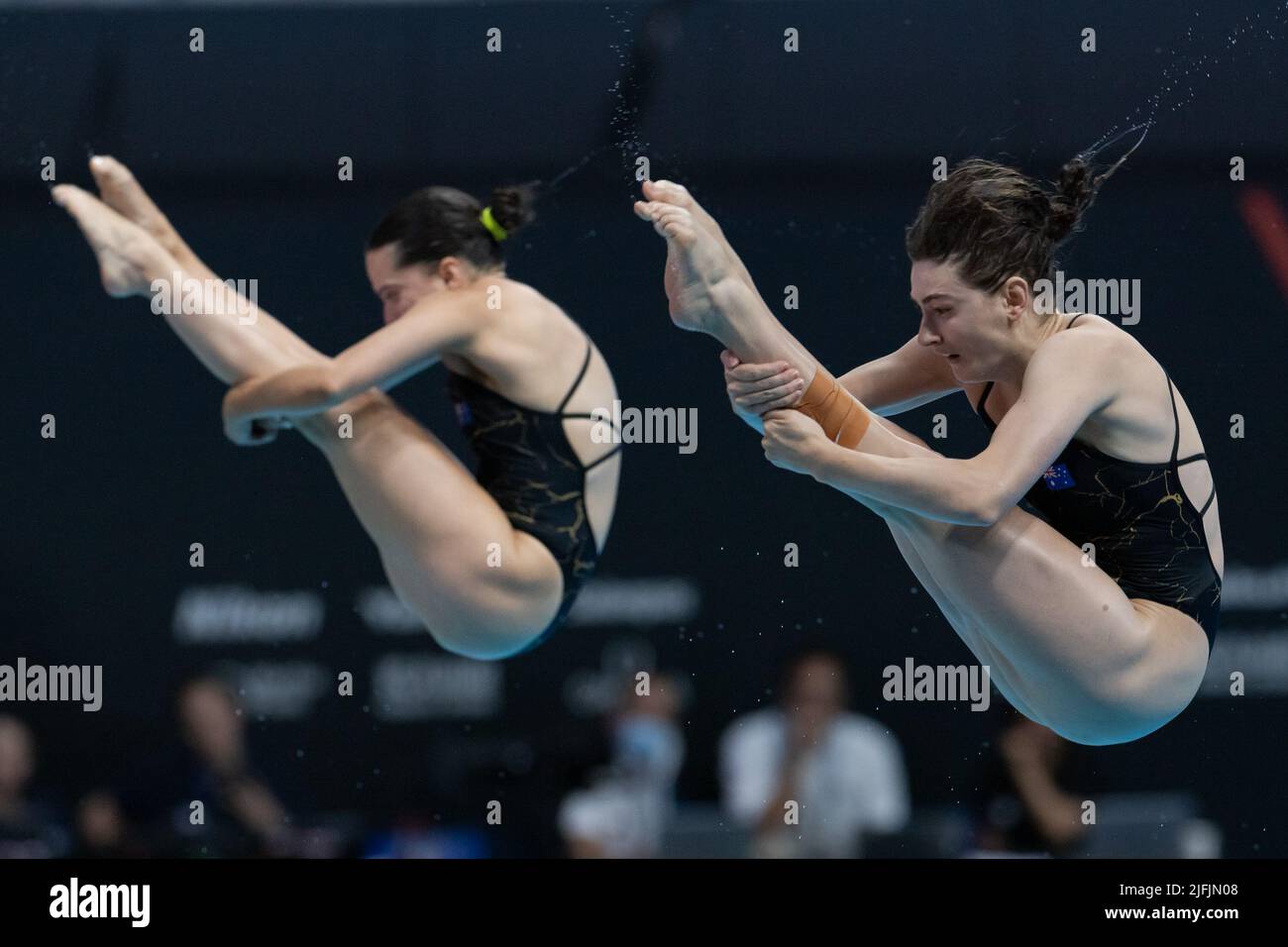 Budapest. 3rd July, 2022. Maddison Keeney/Anabelle Smith of Australia ...