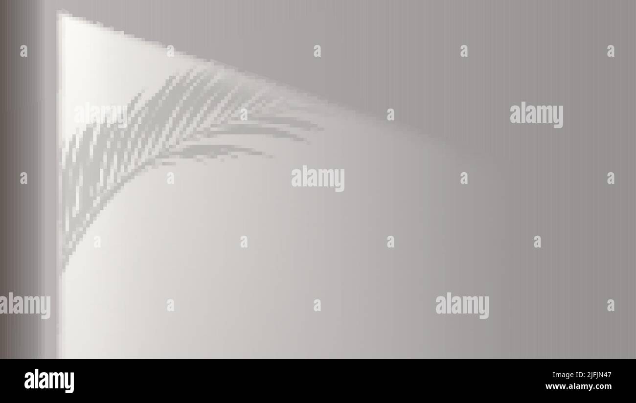 Shadows overlay palm leaf Stock Vector Images - Alamy