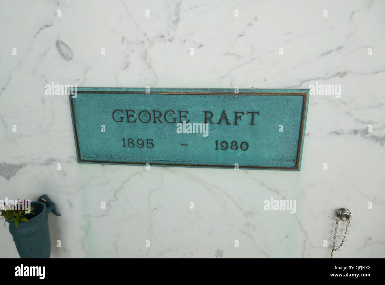Los Angeles, California, USA 19th June 2022 Actor George Raft's Grave ...