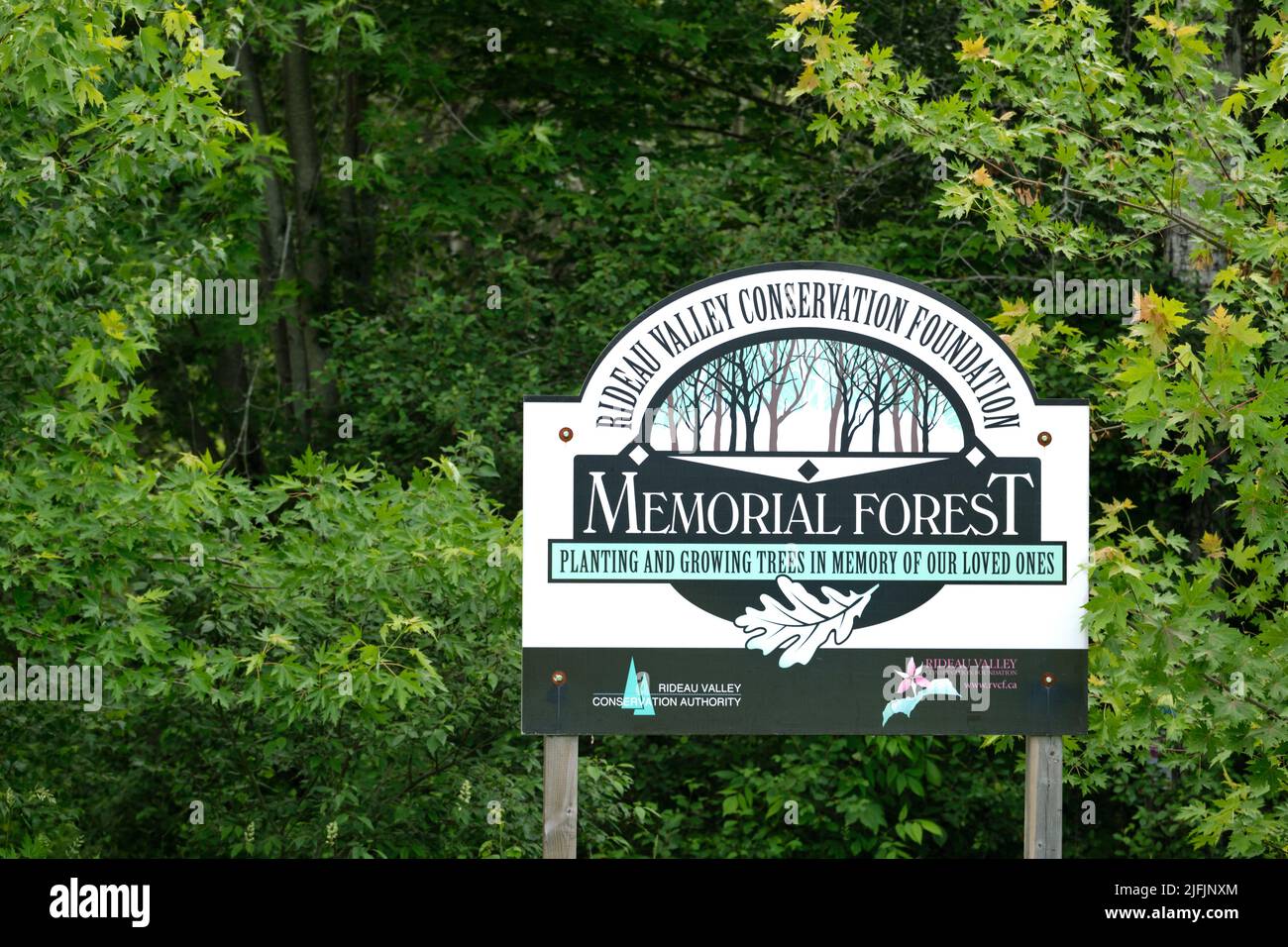 Kars, Ontario, Canada - June 11, 2022: A sign for the Rideau Valley ...