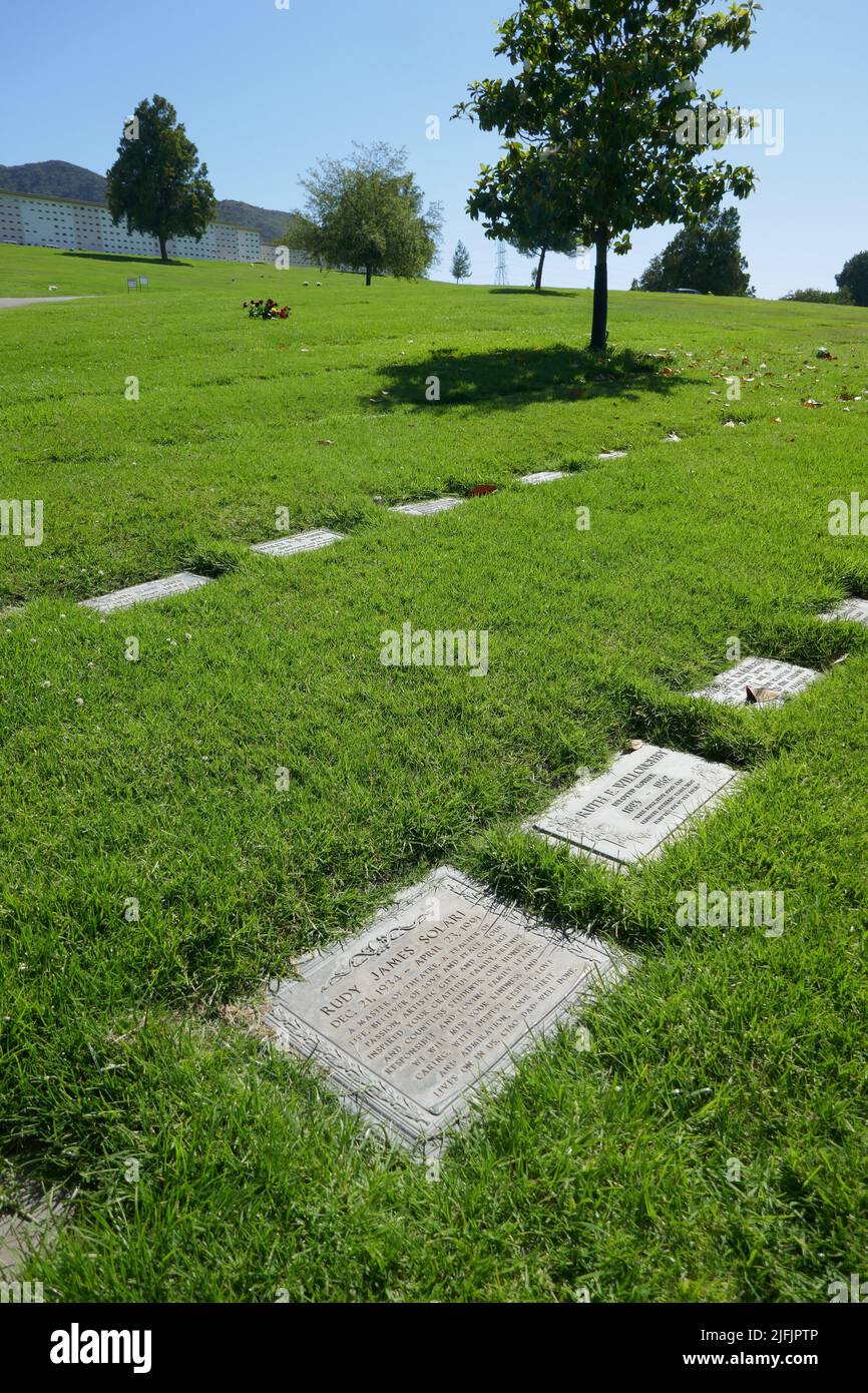 Los Angeles, California, USA 19th June 2022 Actor Rudy Solari's Grave ...
