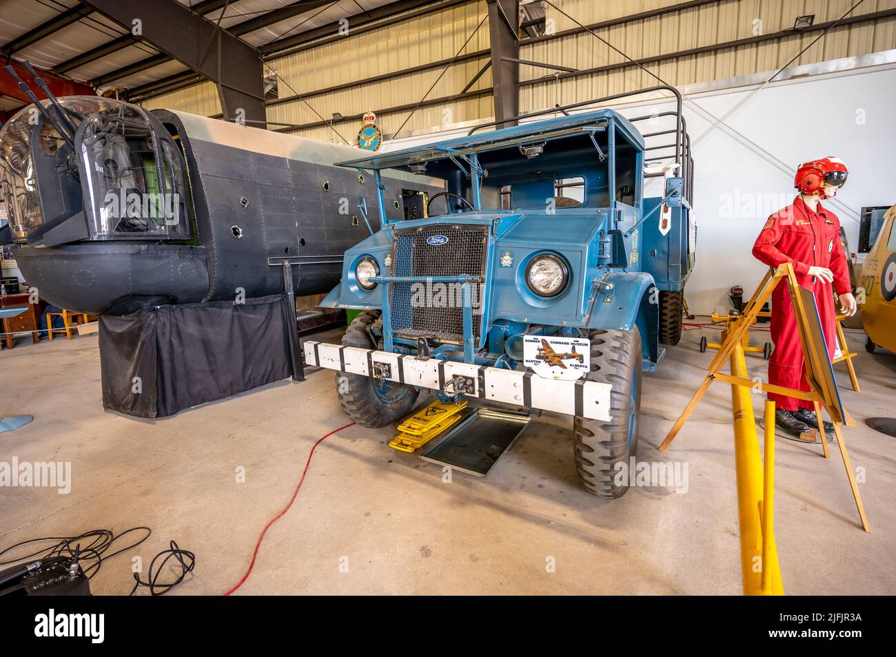 Nanton, Alberta - July 2, 2022: Memorial to bomber pilots at the Bomber ...