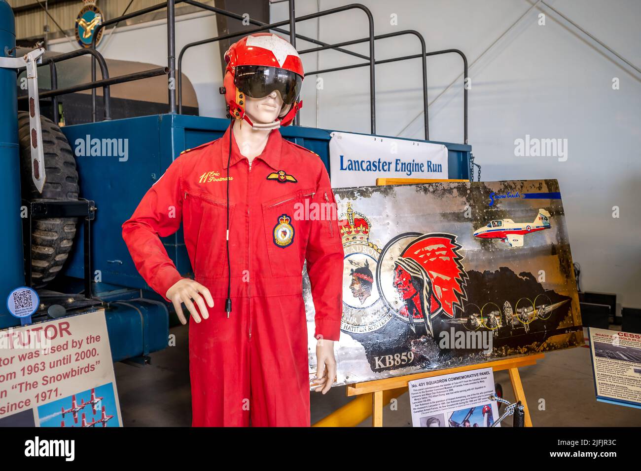 Nanton, Alberta - July 2, 2022: Memorial to bomber pilots at the Bomber ...