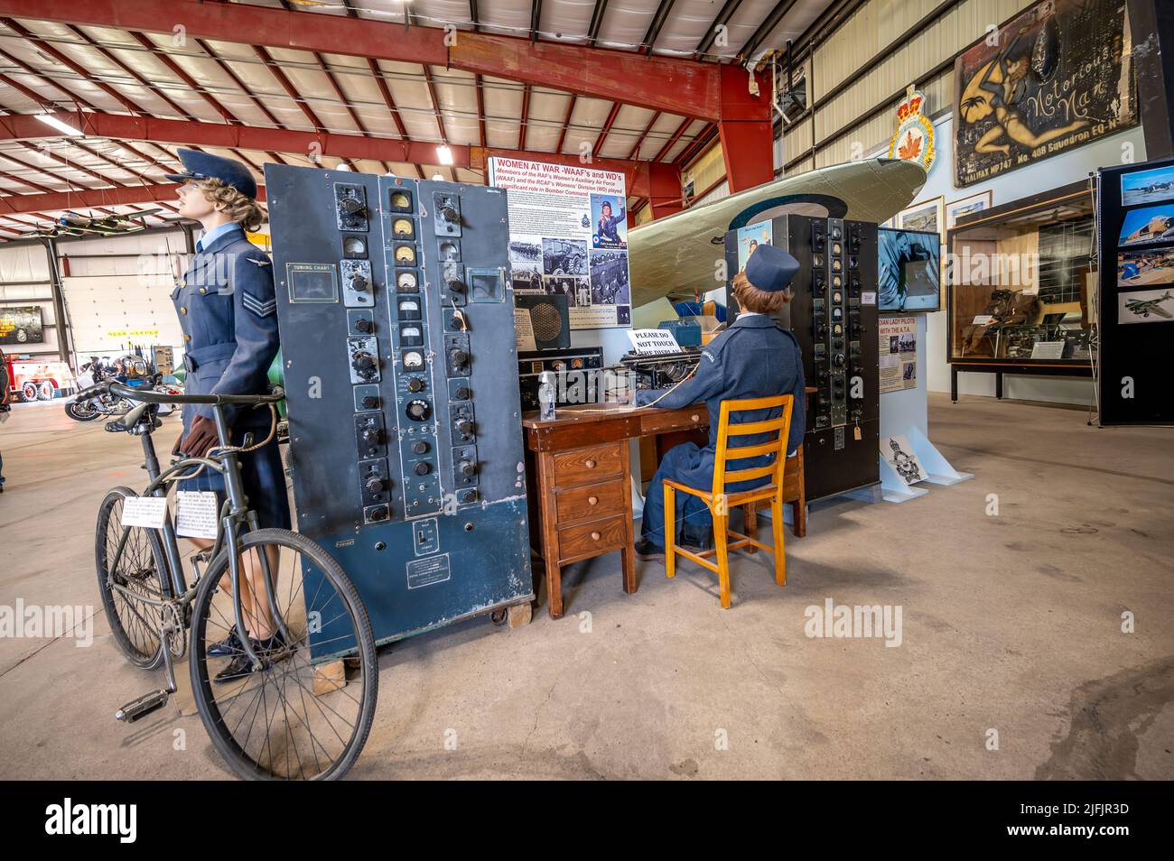 Nanton, Alberta - July 2, 2022: Memorial to bomber pilots at the Bomber ...