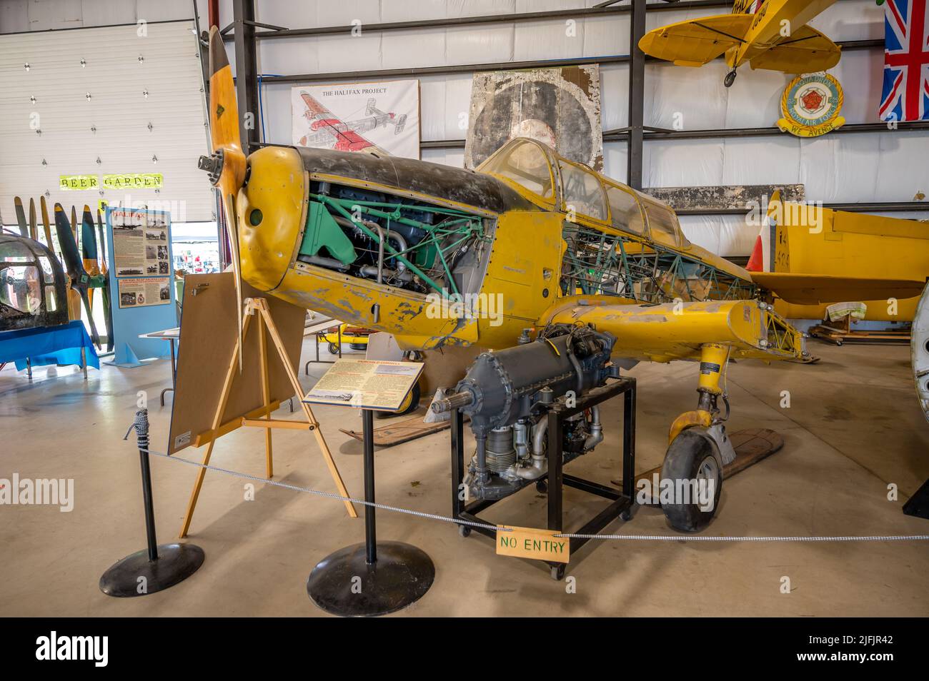 Nanton, Alberta - July 2, 2022: Fairchild PT-26A Cornell under ...