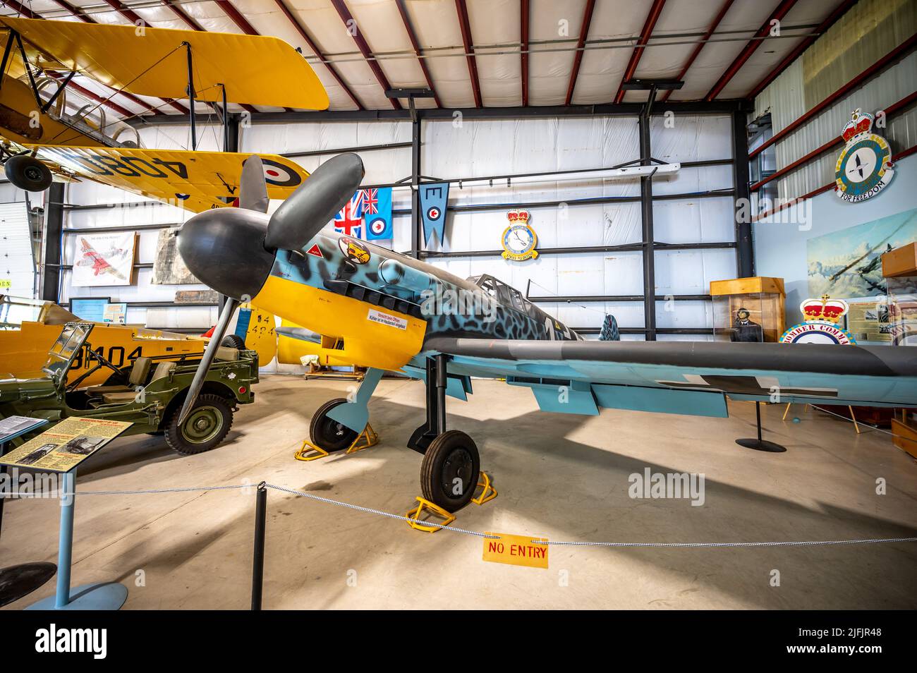 Nanton, Alberta - July 2, 2022: German BF-109 at the Bomber Command ...