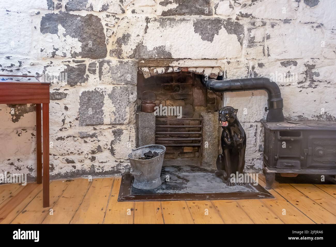 Dublin, Ireland - June 5, 2022: Inside Martello tower, James Joyce ...