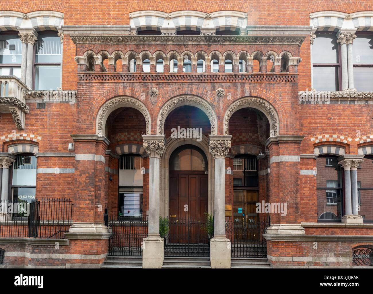 Dublin, Ireland - June 6, 2022: Traditional Irish house. Old building ...