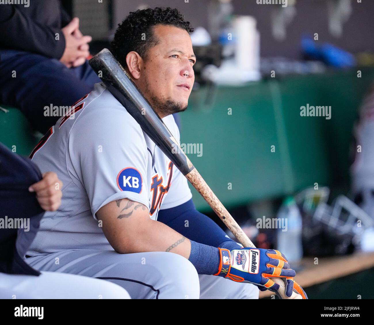 Detroit Tigers Designated Hitter Miguel Cabrera (24) during an MLB game ...