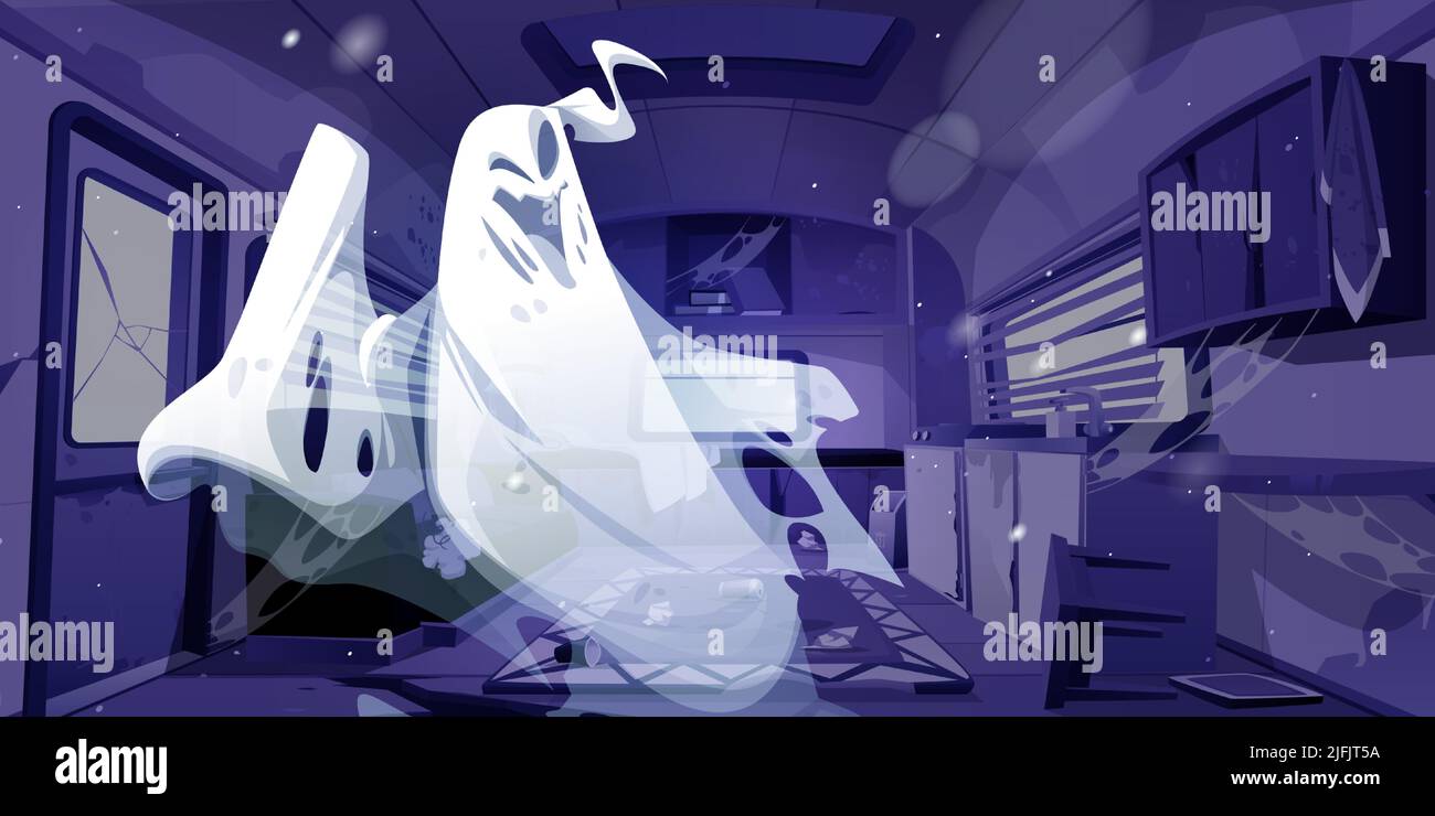 Inside abandoned interior in Stock Vector Images - Alamy