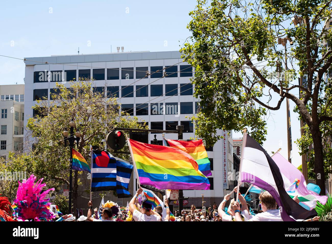 Transgender flag san francisco hi-res stock photography and images - Alamy