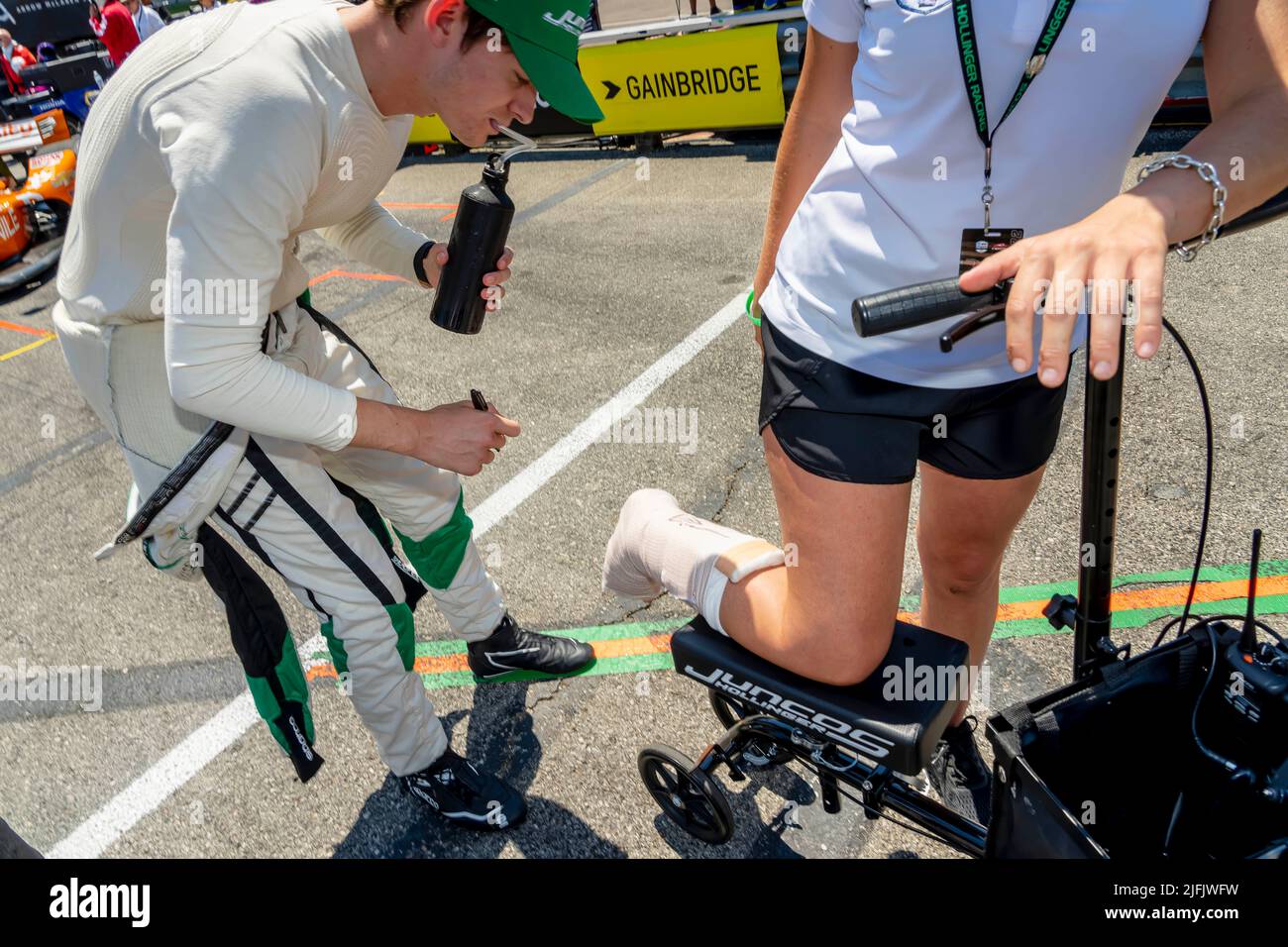 July 3, 2022, Lexington, OH, United States of America: Crew members of ...
