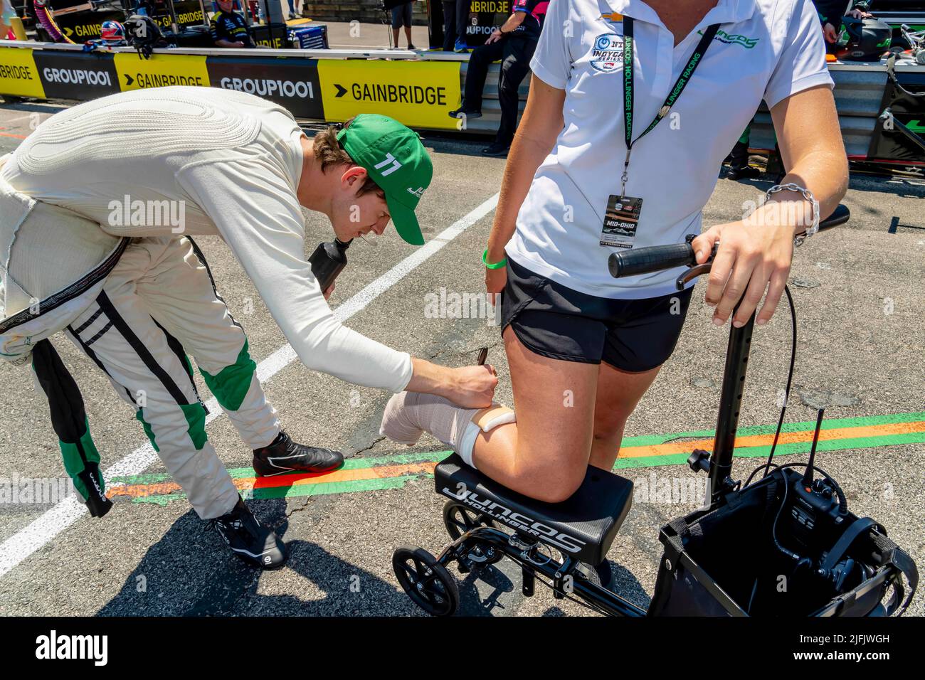July 3, 2022, Lexington, OH, United States of America: Crew members of ...