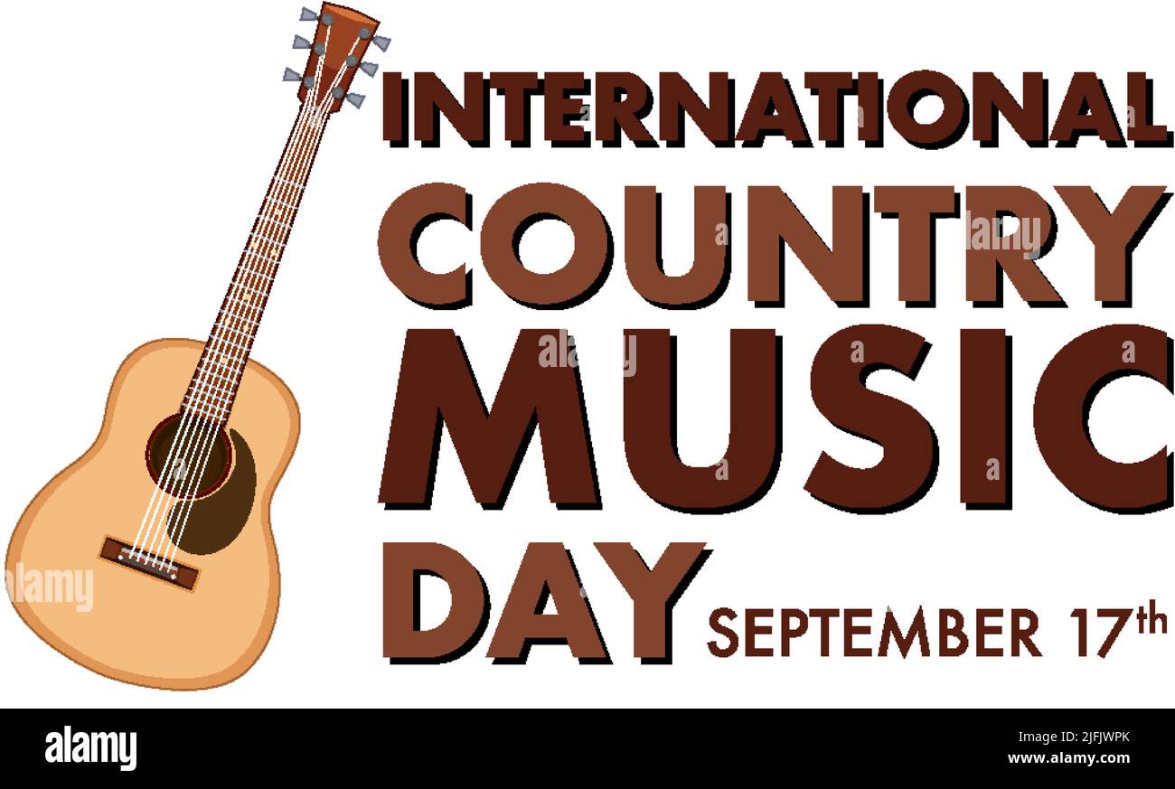 International Country Music Day illustration Stock Vector Image & Art ...