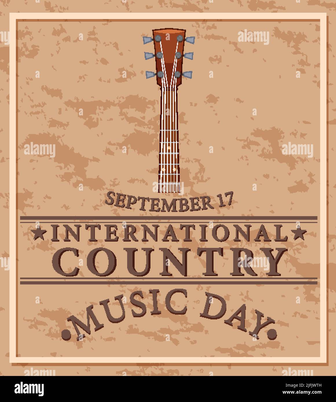 International Country Music Day illustration Stock Vector Image & Art ...