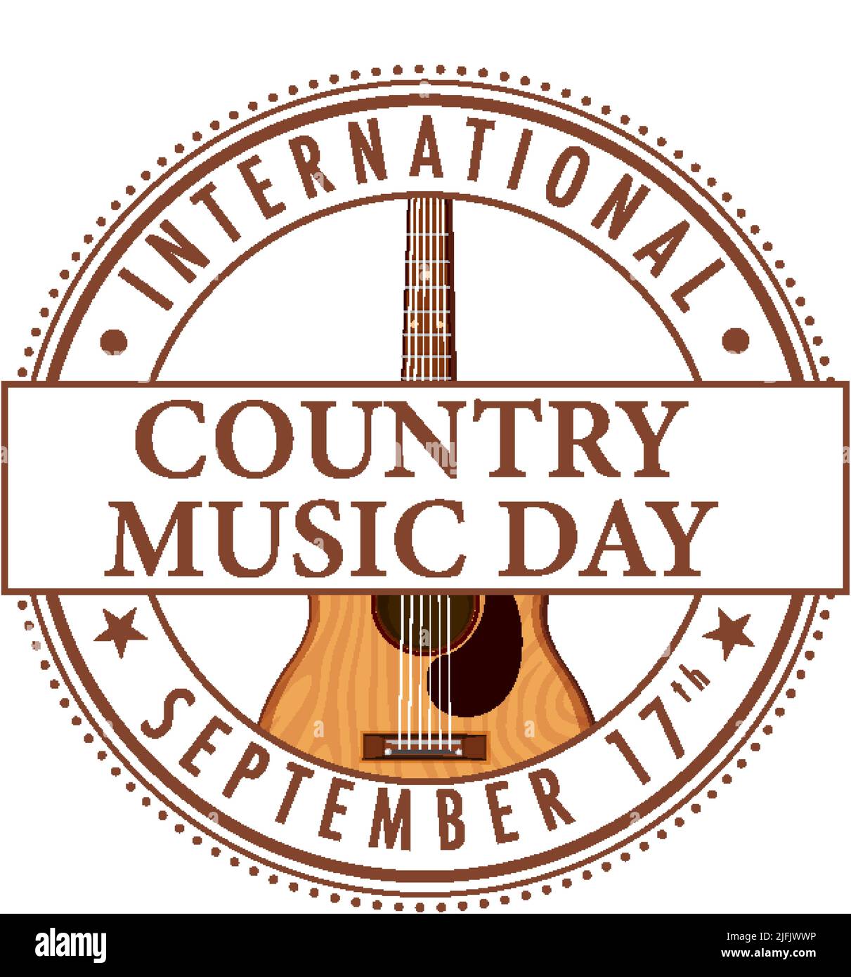 International Country Music Day illustration Stock Vector Image & Art ...