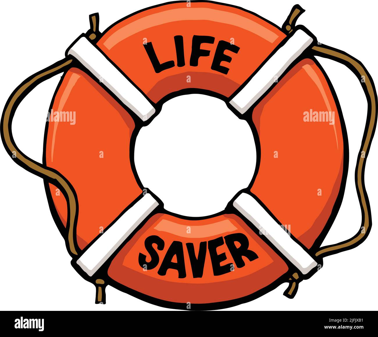 orange and white boat life saver Stock Vector Image & Art - Alamy