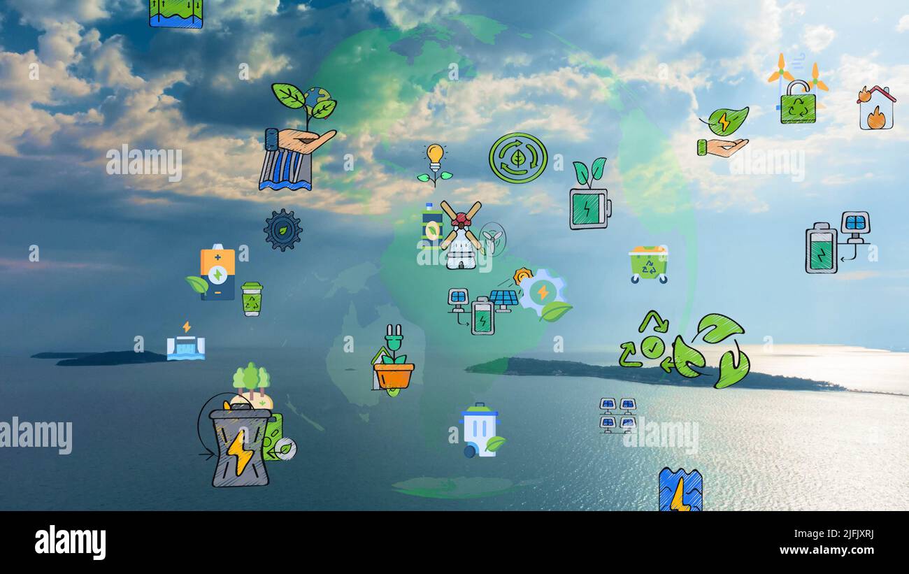 Environmental technology concept. Sustainable development goals. SDGs ...