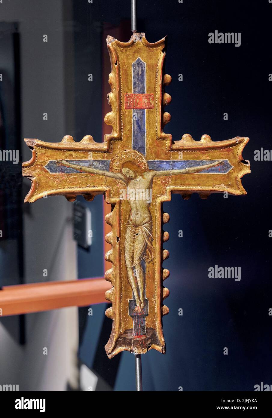 Croce astile opistografa - tempera su tavola - pittore agnolesco della ...