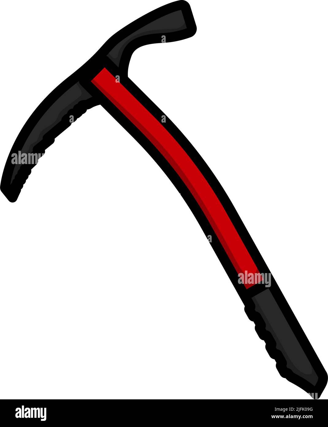 Ice Axe Icon. Editable Bold Outline With Color Fill Design. Vector ...