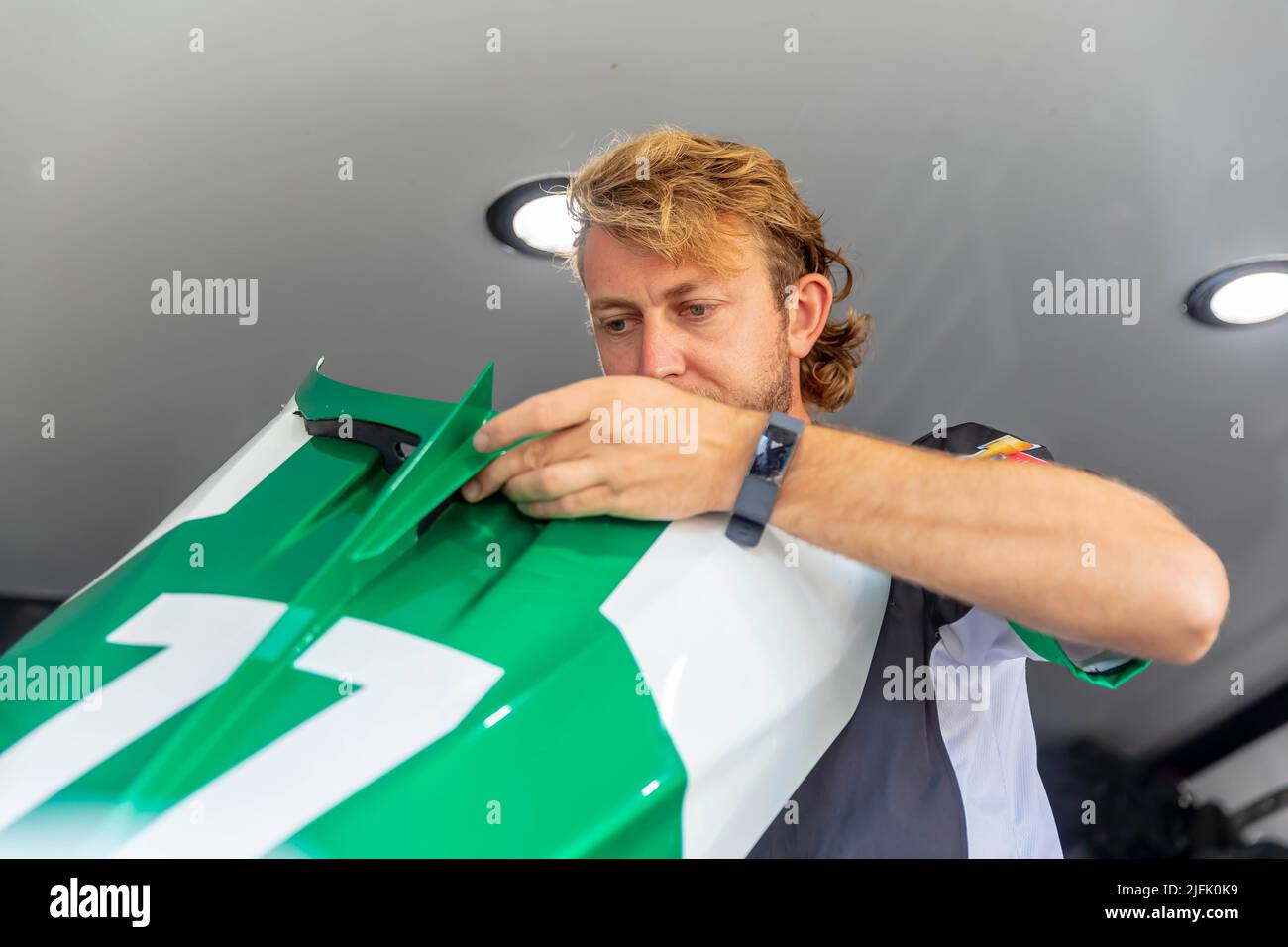 July 3, 2022, Lexington, OH, United States of America: Crew members of ...