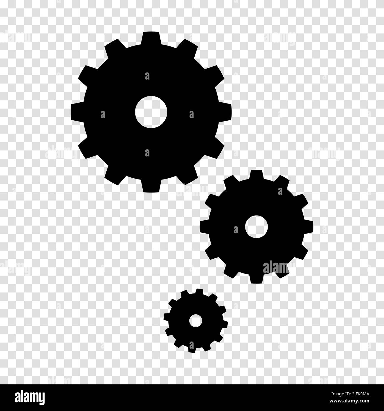 Gear vector icon eps 10. Gears isolated illustration. Vector ...