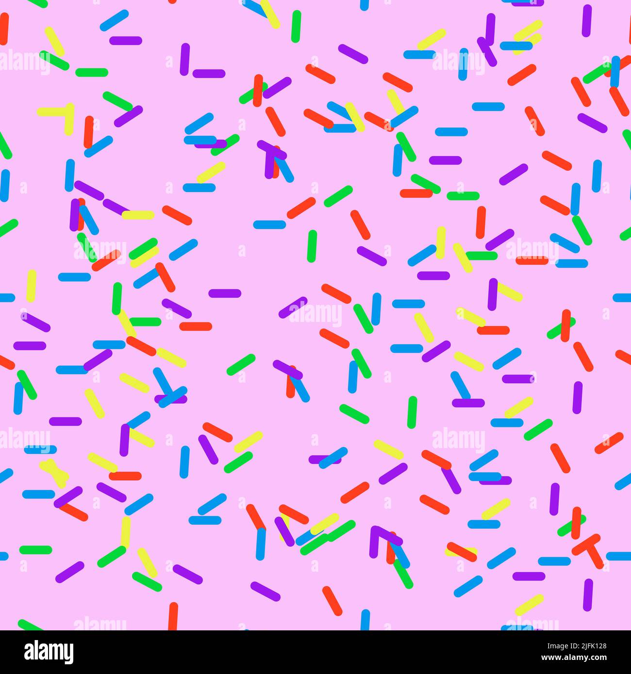 Sprinkles Seamless Pattern - Colorful sprinkles on solid background ...