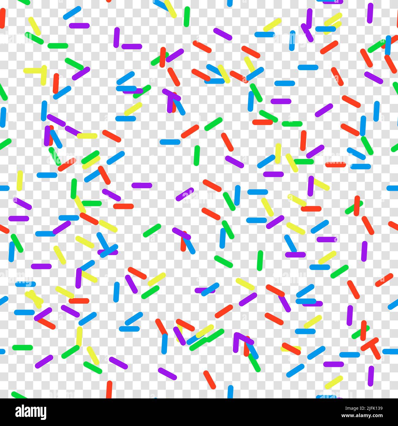 Sprinkles Seamless Pattern - Colorful sprinkles on solid background ...