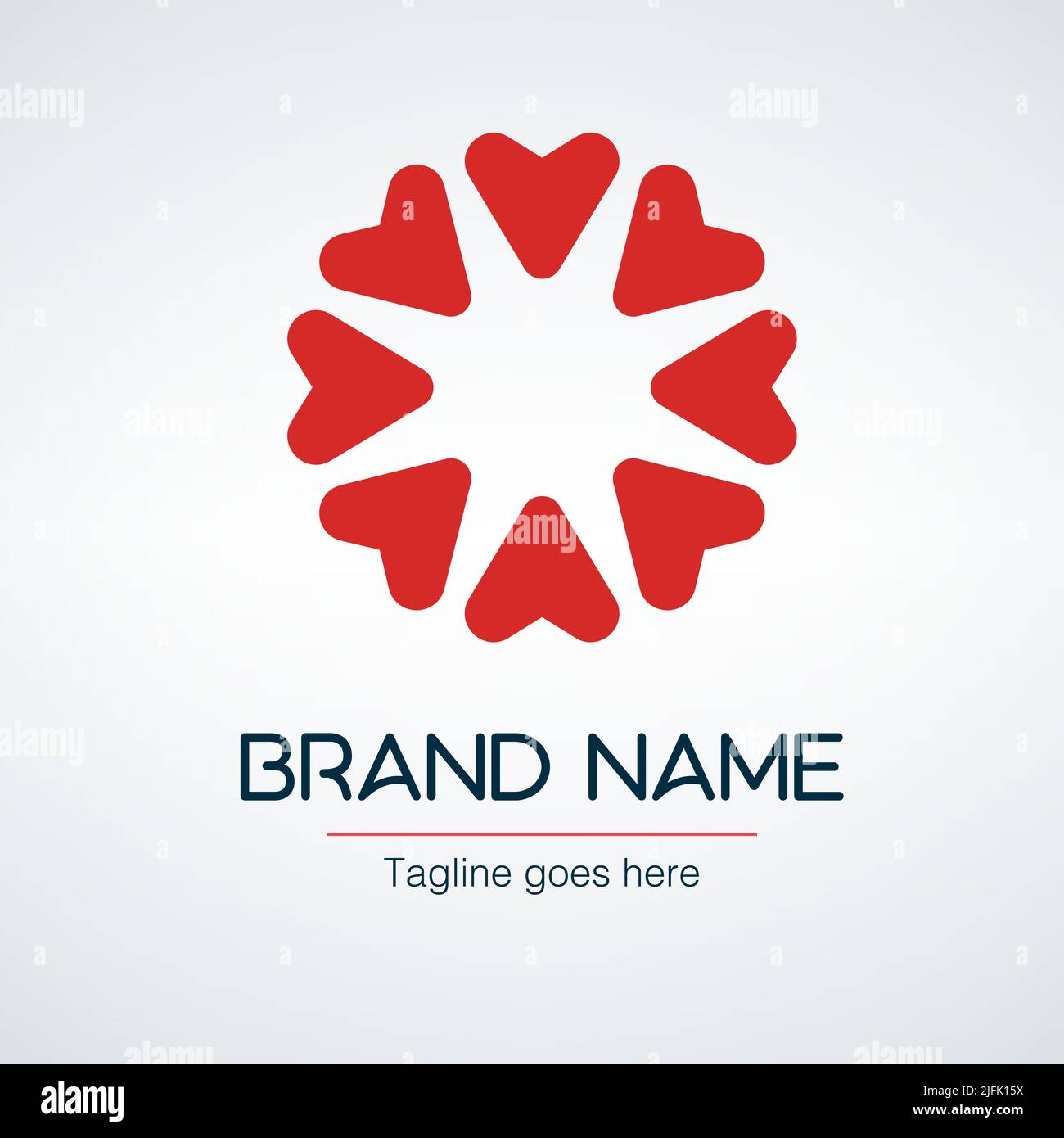 Vector isolated sun logo design template. Abstract arrows in symbol ...