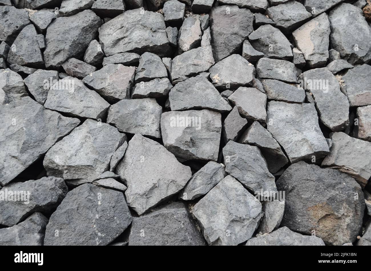 Ancient Volcanic Gray Rock Stone Wall Texture Stock Photo - Alamy