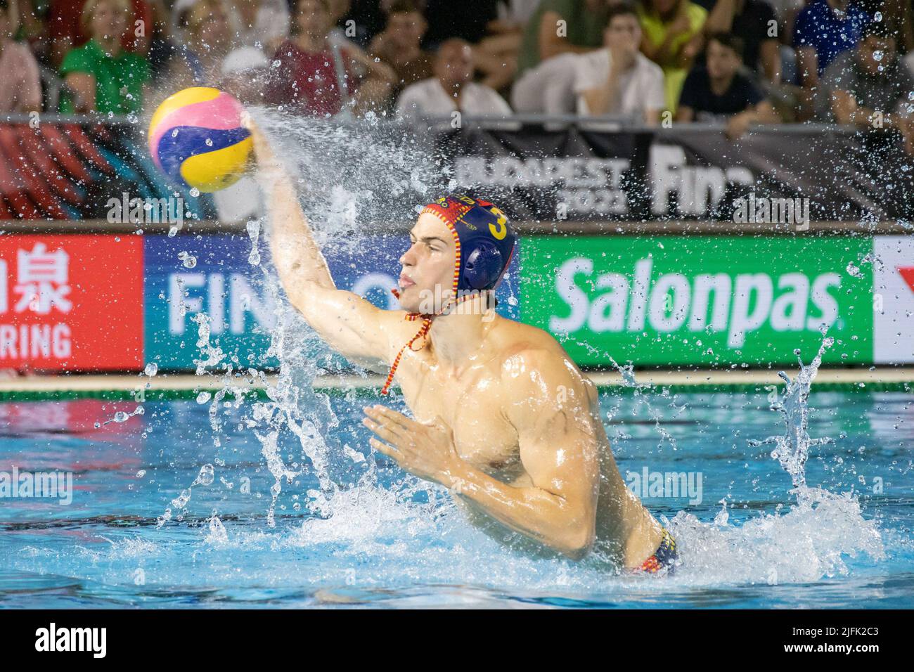 Budapest. 3rd July, 2022. Alvaro Granados Ortega of Spain competes ...