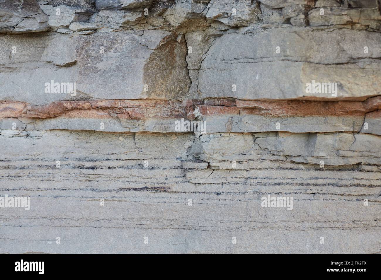 Shale stone texture, layers in even strips. Front view Stock Photo - Alamy