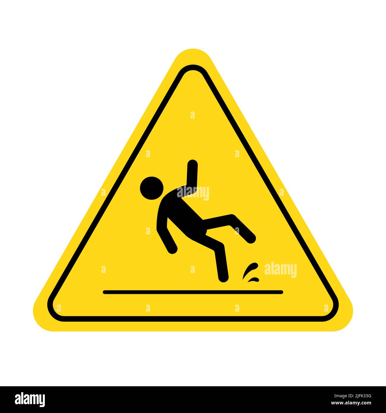 Skid risk road sign Stock Vector Images - Alamy